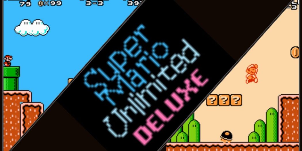 Super Mario Bros Unlimited Deluxe [NES ROM hack] 2021 - Retro Replay