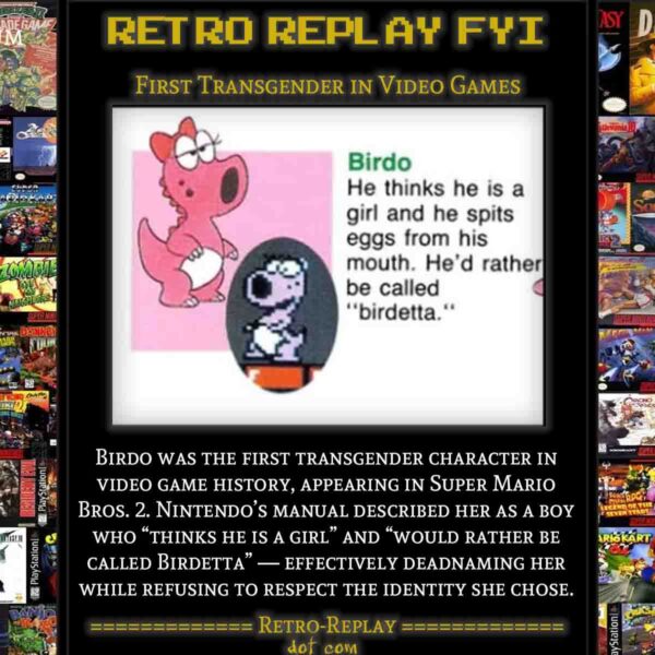 Birdo: Gaming’s First Transgender Character